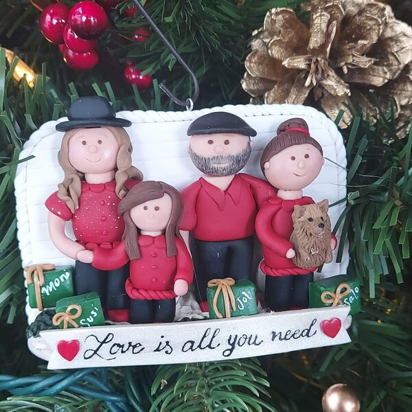 Clay Family Ornament - Etsy