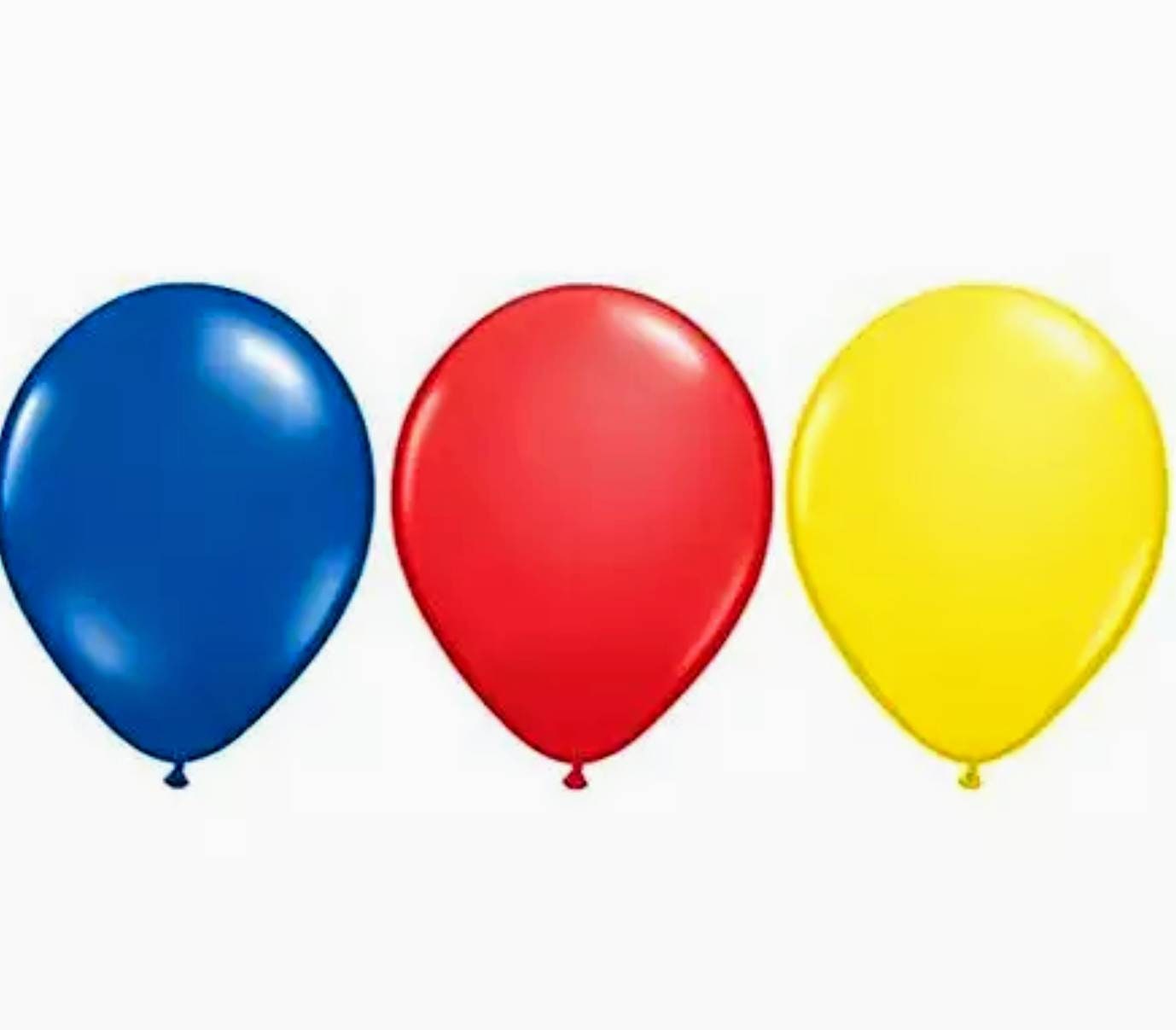 15 piezas rojo amarillo & real globos azules decoraciones de | Etsy