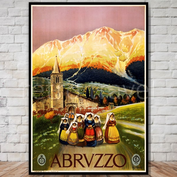Abruzzo Italy Poster - Etsy