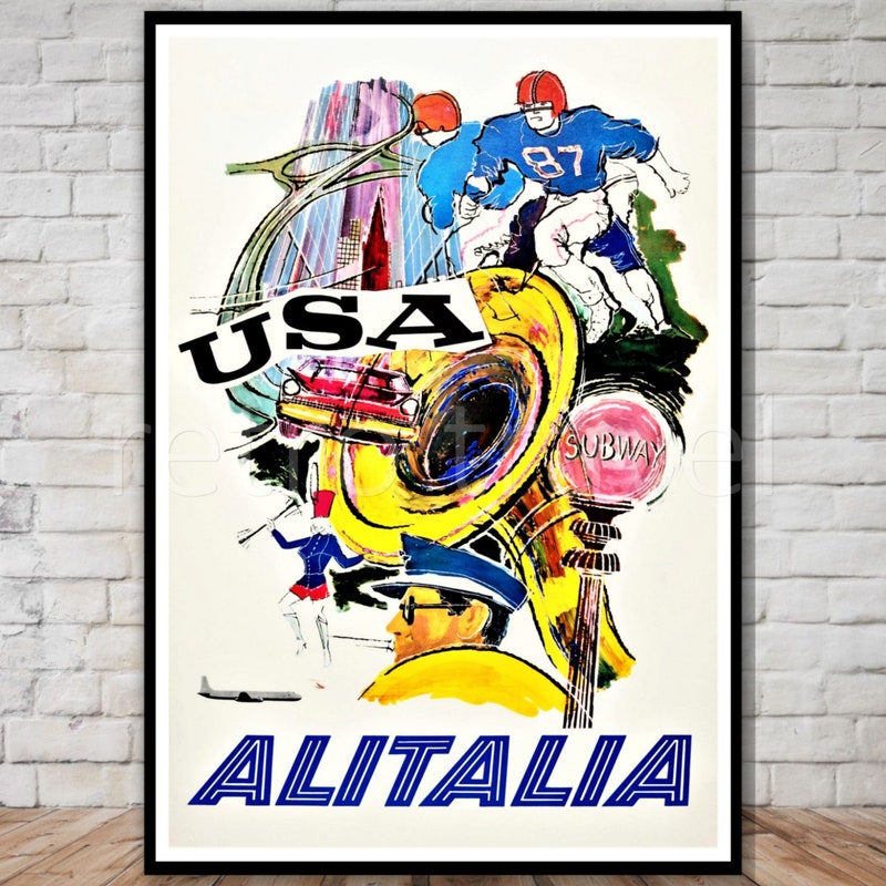 Football Subway Art - Etsy