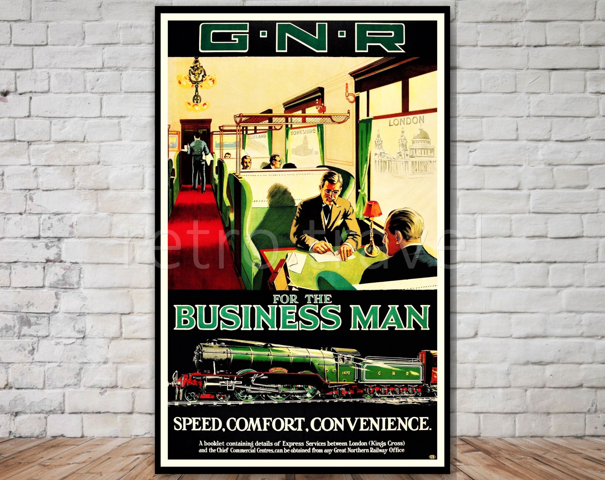 Great Northern Railway Poster Download, Printable Poster, INSTANT ...