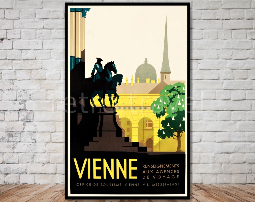Vienna Travel Poster, INSTANT DOWNLOAD, Vienna Tourist Information ...