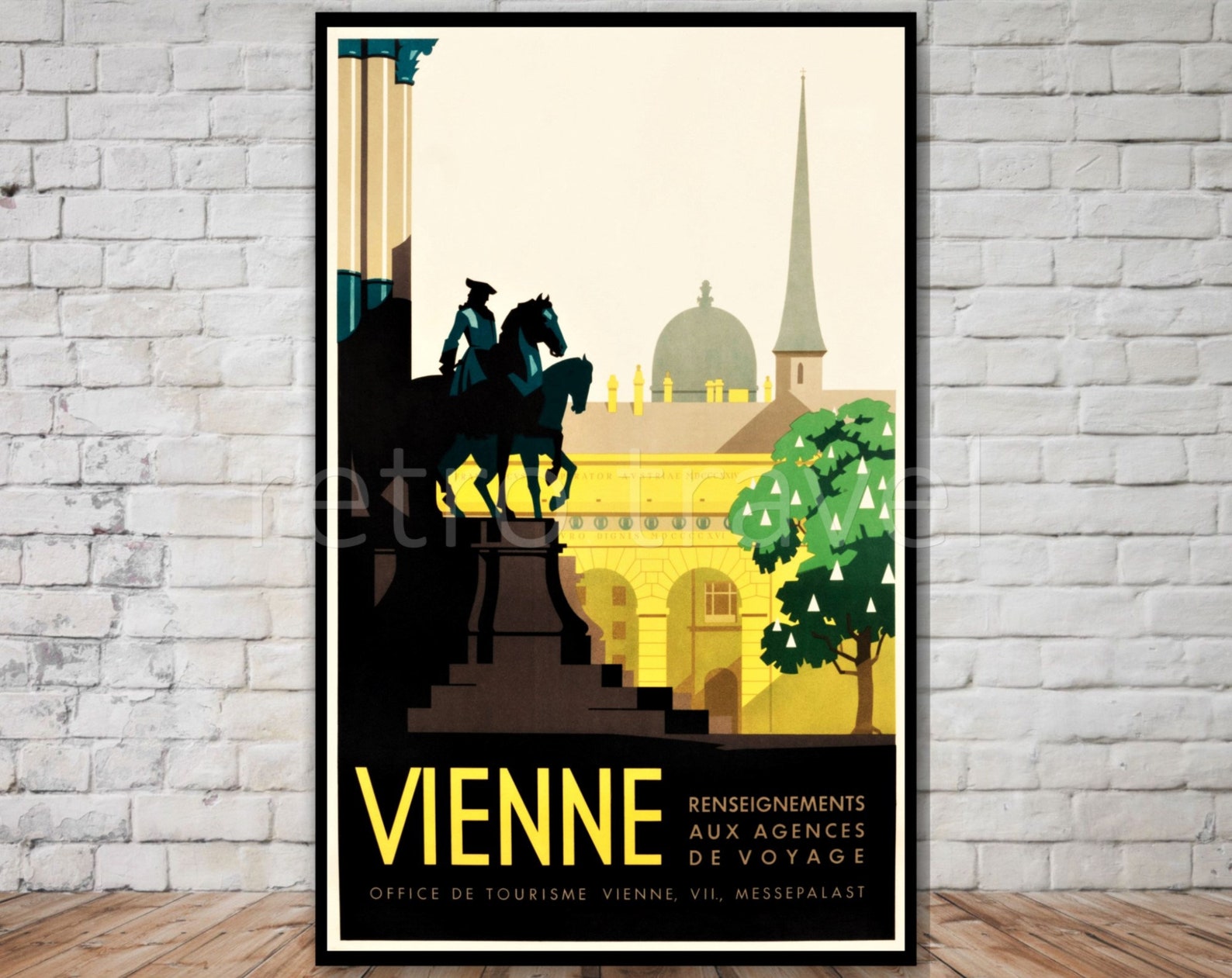 Vienna Travel Poster, INSTANT DOWNLOAD, Vienna Tourist Information ...