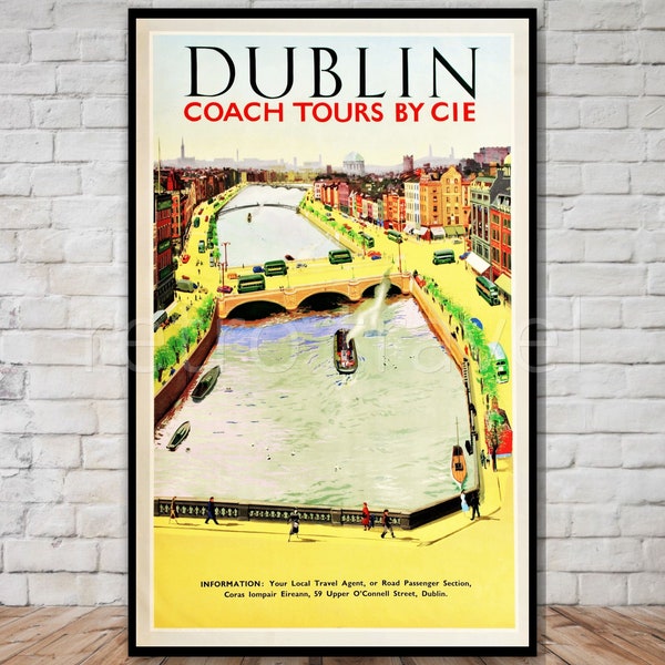 Dublin Poster - Etsy UK