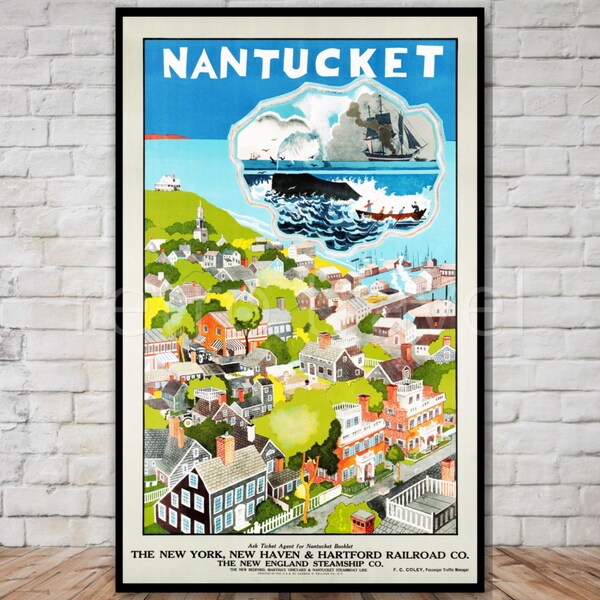Nantucket Poster - Etsy