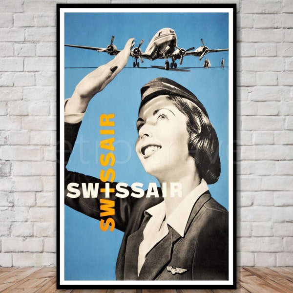 Stewardess Poster Print - Etsy