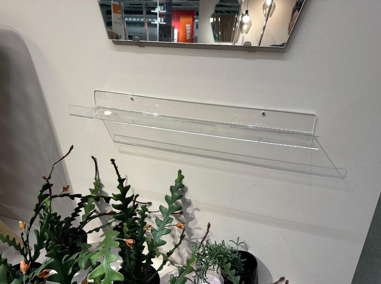 Stunning Clear Acrylic Shelfs - Perfect for Plants, Photos, Books, and ...