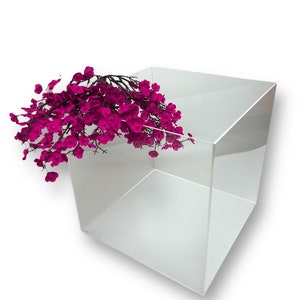 5-sided Clear Acrylic Display Case Box- 1/8” Thick Material - Custom ...