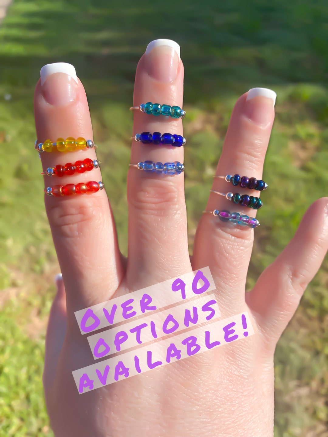 Fidget Rings / Slider Rings / ADHD Rings / Autism / Anxiety Ring ...