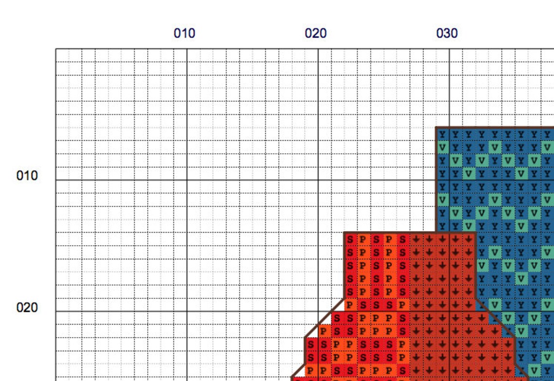 Mid-century Modern Furniture Cross Stitch Pattern - Etsy