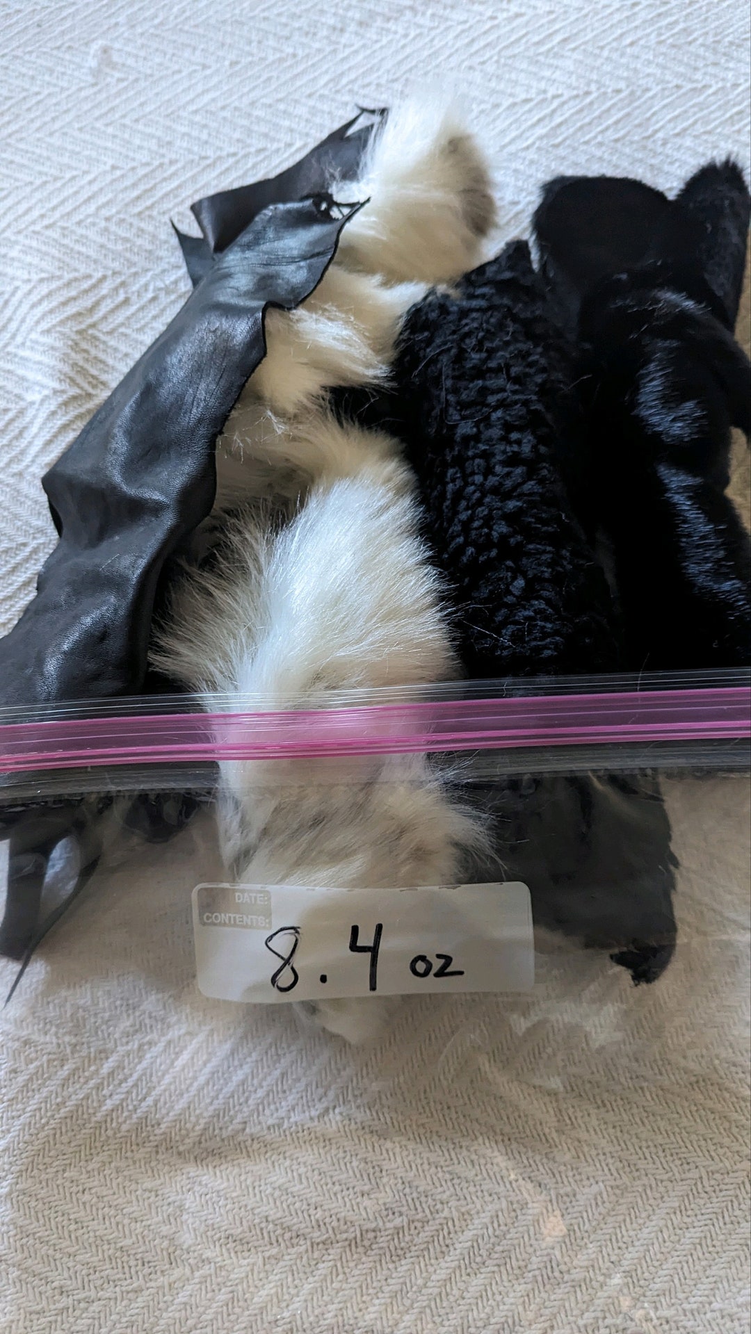 Irregularly Cut Faux Furs, and Leather Remnants/scraps, - Etsy