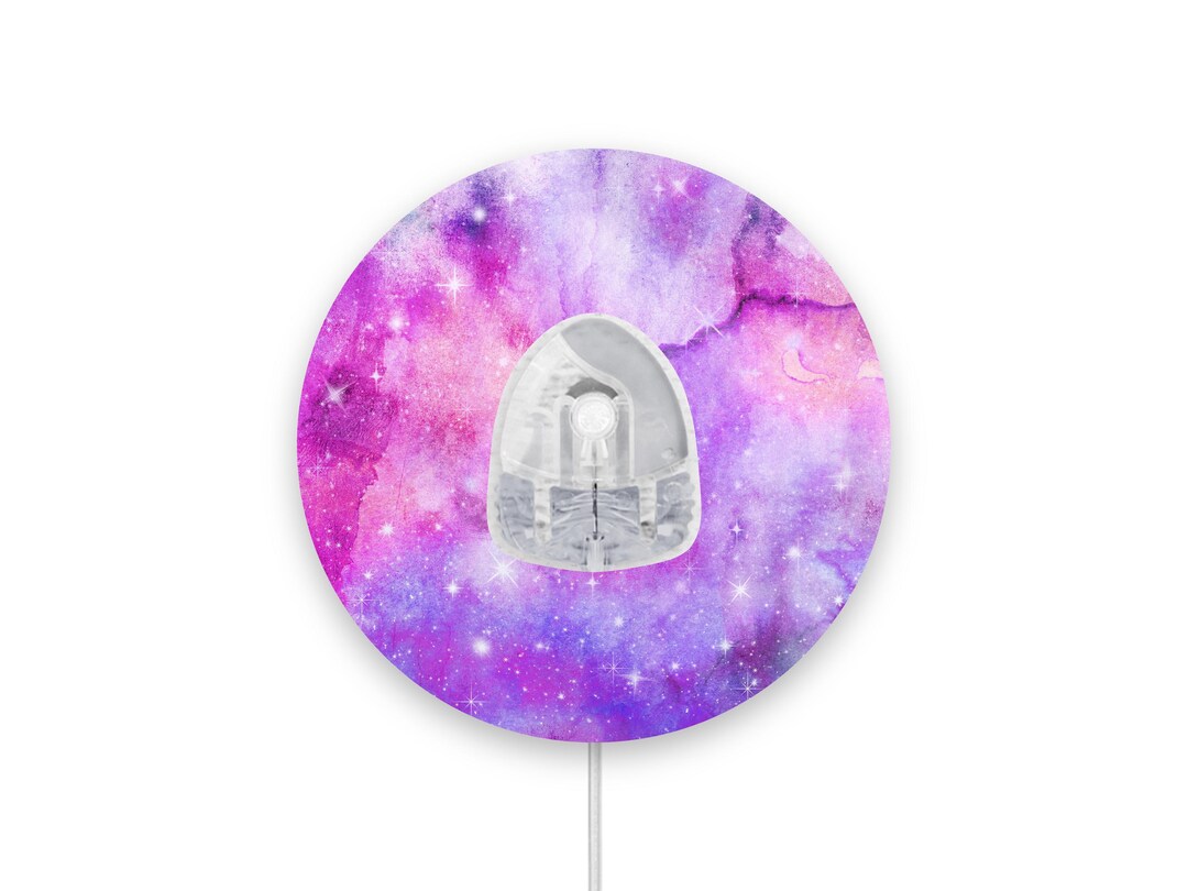 Purple-pink Watercolour Infusion Set Diabetes Patches, Medical Tape ...