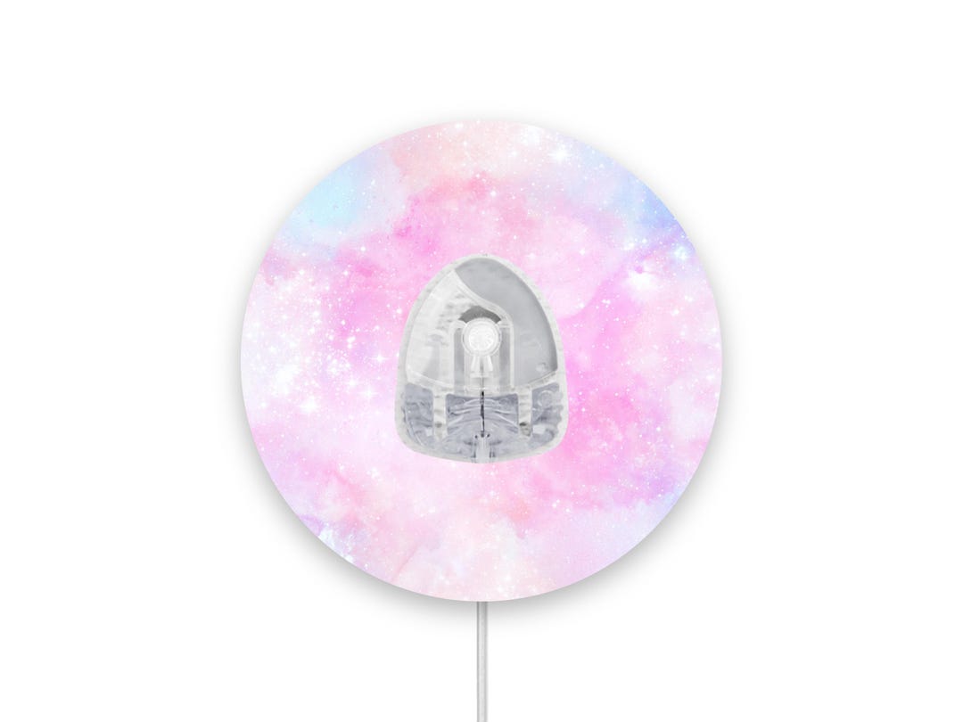 Pastel Pink Watercolour Infusion Set Diabetes Patches, Medical Tape ...