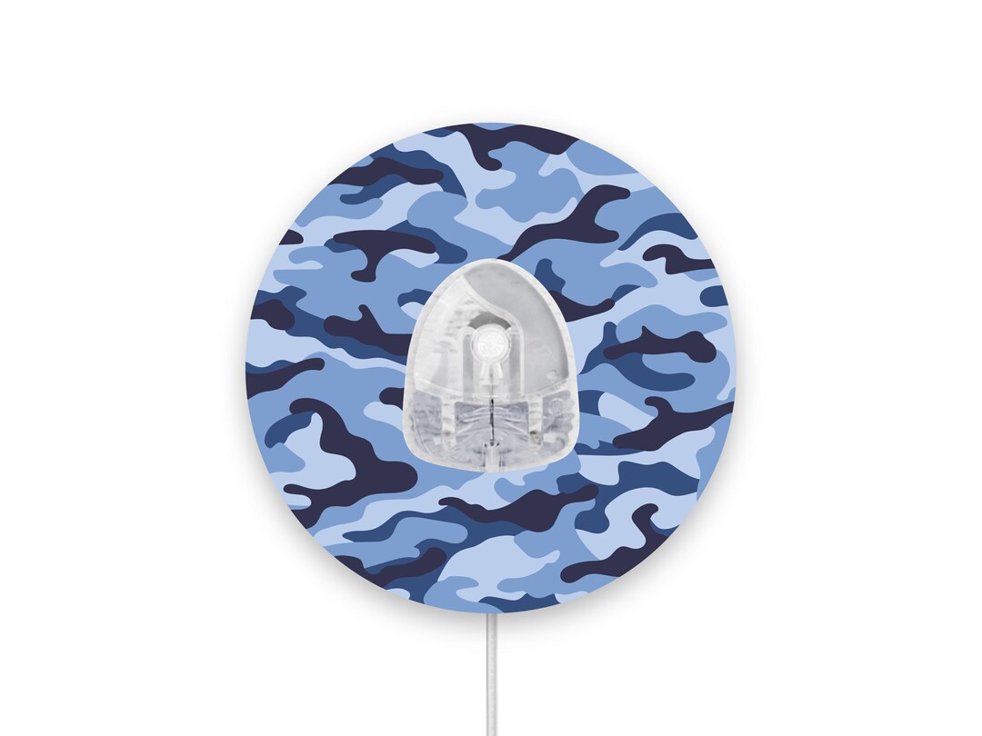 Blue Camouflage Infusion Set Diabetes Patches, Medical Tape Patch ...