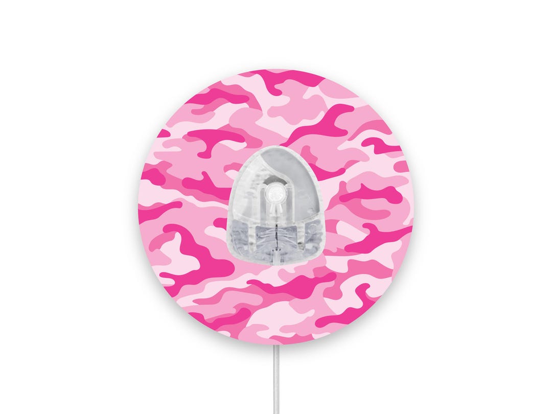 Pink Camouflage Infusion Set Diabetes Patches, Medical Tape Patch ...