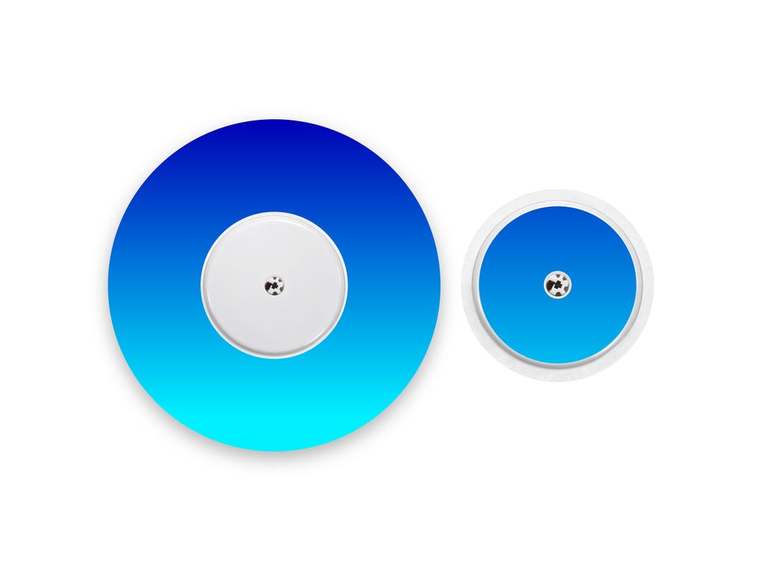 Blue Ombré Freestyle Libre 2 Diabetes Patches, Medical Tape CGM Patch ...