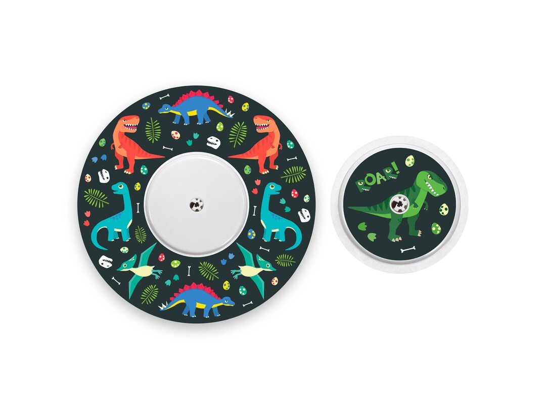 Dinosaur Freestyle Libre 2 Diabetes Patches, Medical Tape CGM Patch ...
