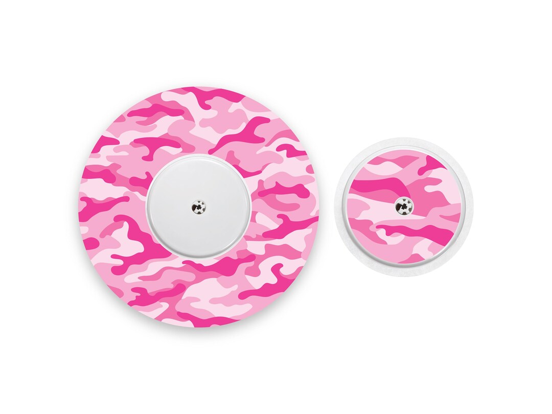 Pink Camouflage Freestyle Libre 2 Diabetes Patches, Medical Tape CGM ...
