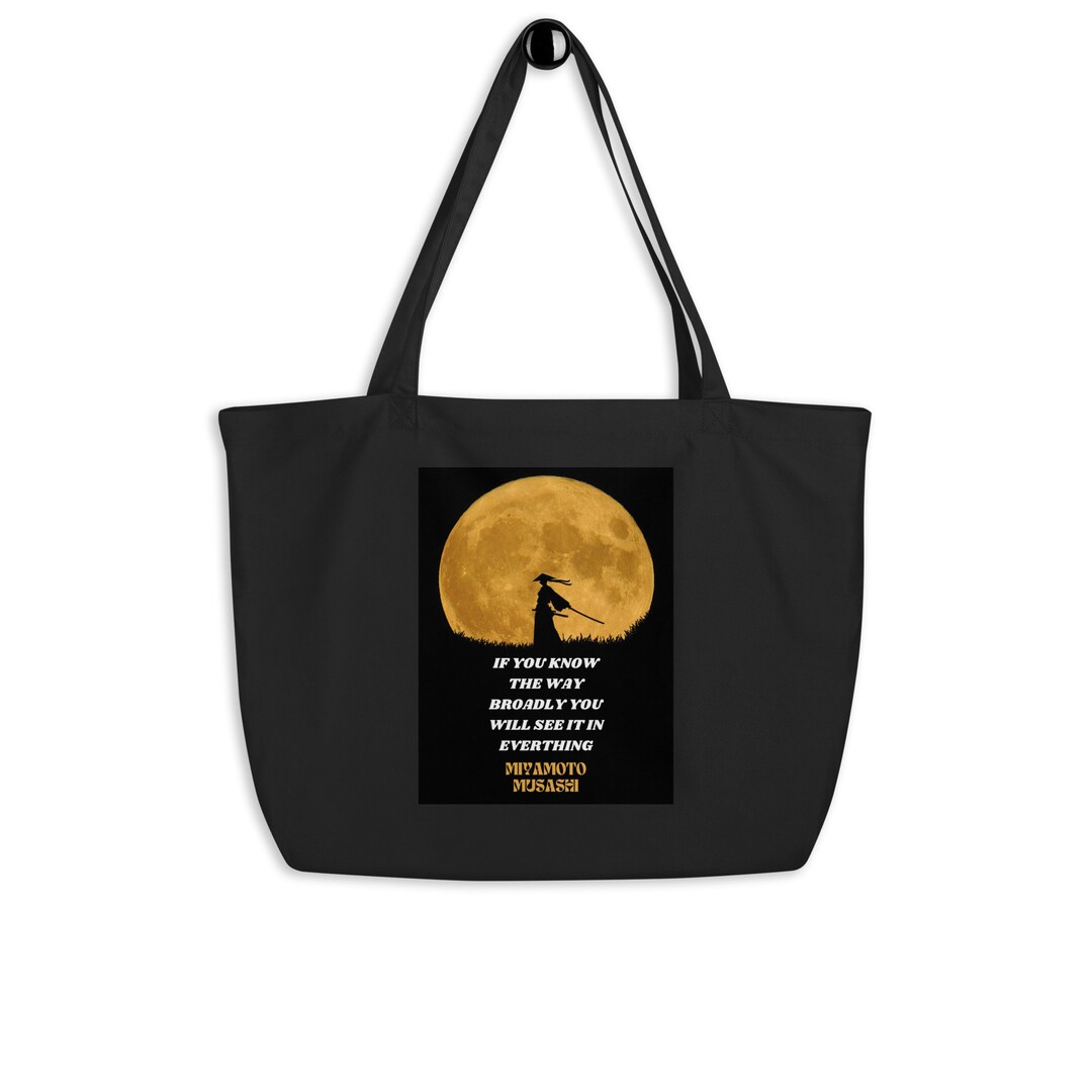 Miyamoto Musashi Quote - Large Organic Tote Bag - Etsy