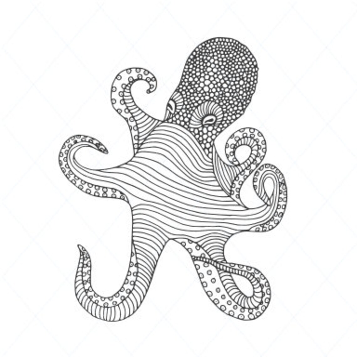 Free svg octopus svg octopus cut file octopus vector | Etsy