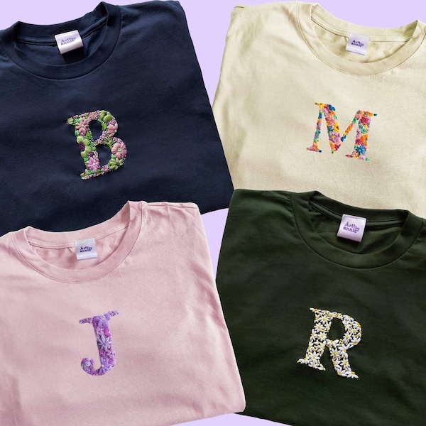 Embroidered T Shirts - Etsy