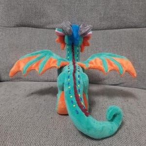 Medium Wof Glory Rainwing Dragon Plush - Etsy