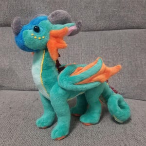 Medium Wof Glory Rainwing Dragon Plush - Etsy