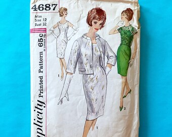 Vintage 1960s Dress Sewing Pattern Mccall's 7228 - Etsy