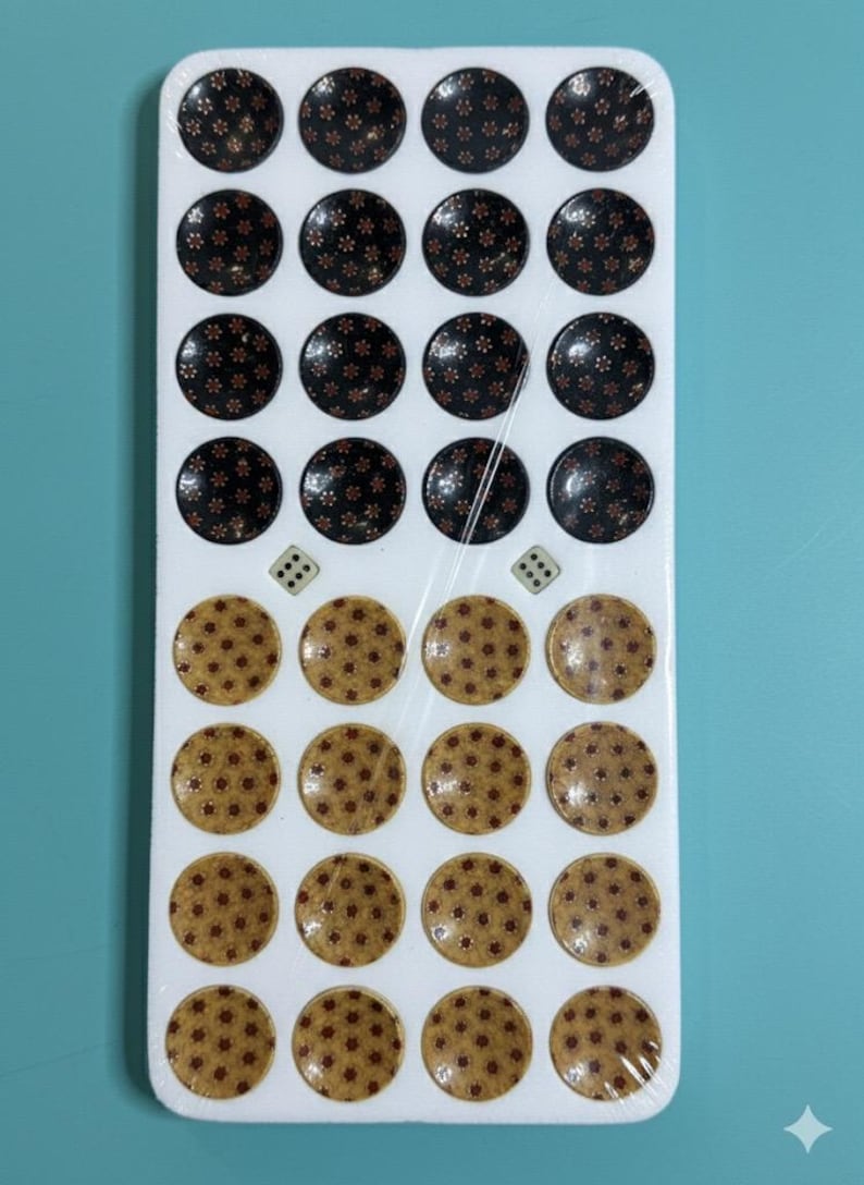 1 Inch Backgammon or Checkers Pieces - 32 Pieces With Bag - Etsy