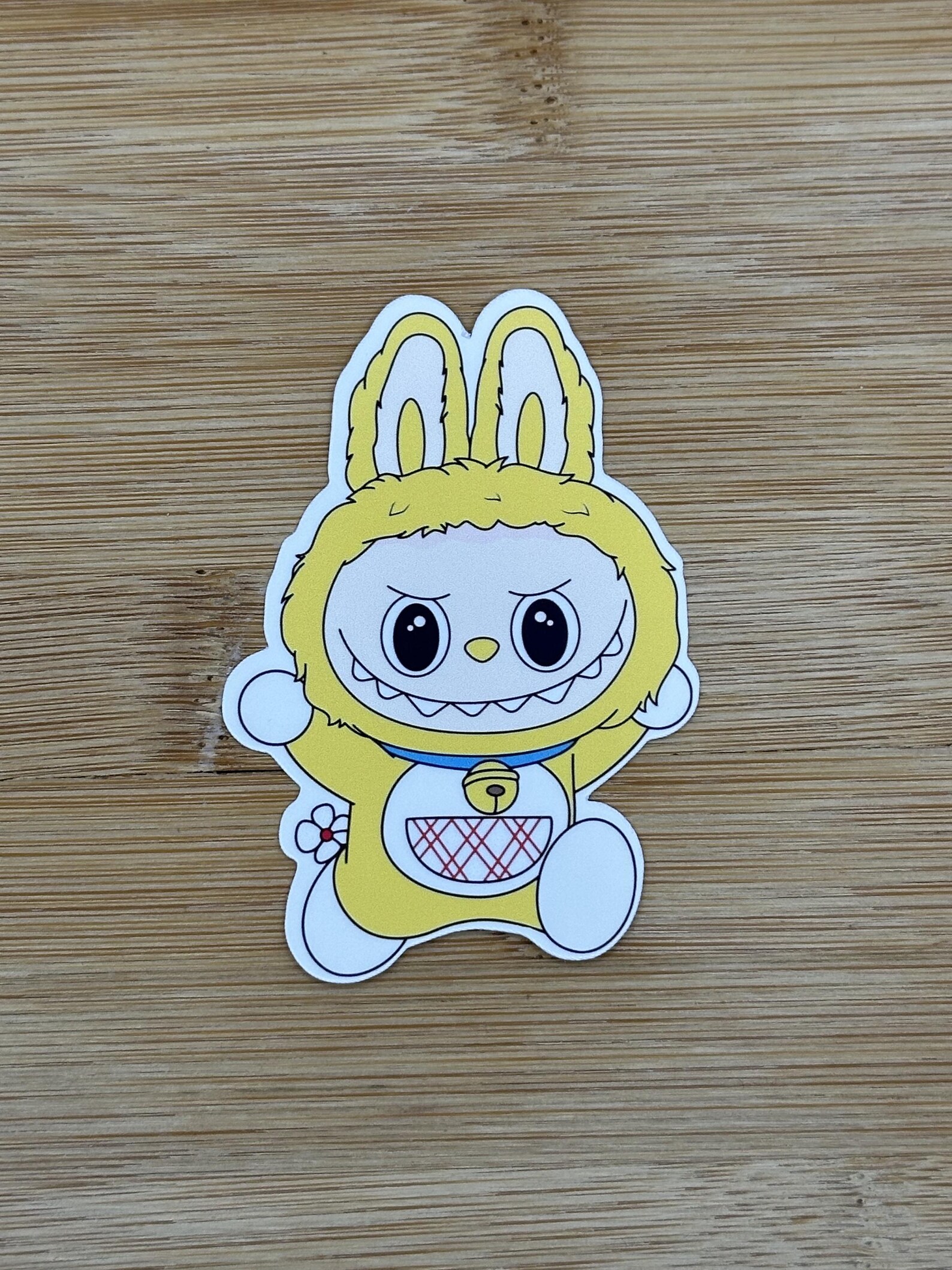 Labubu Yellow the Monsters Sticker - Etsy