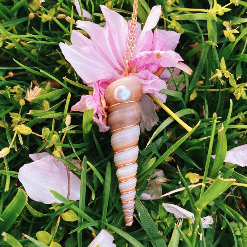 Magical Mermaid Freshwater Pearl and Shell Necklace Boho - Etsy