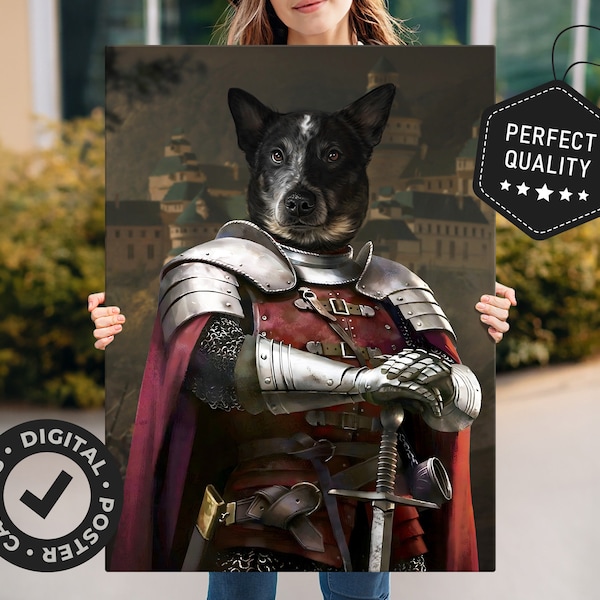 Medieval Knight Dog - Etsy