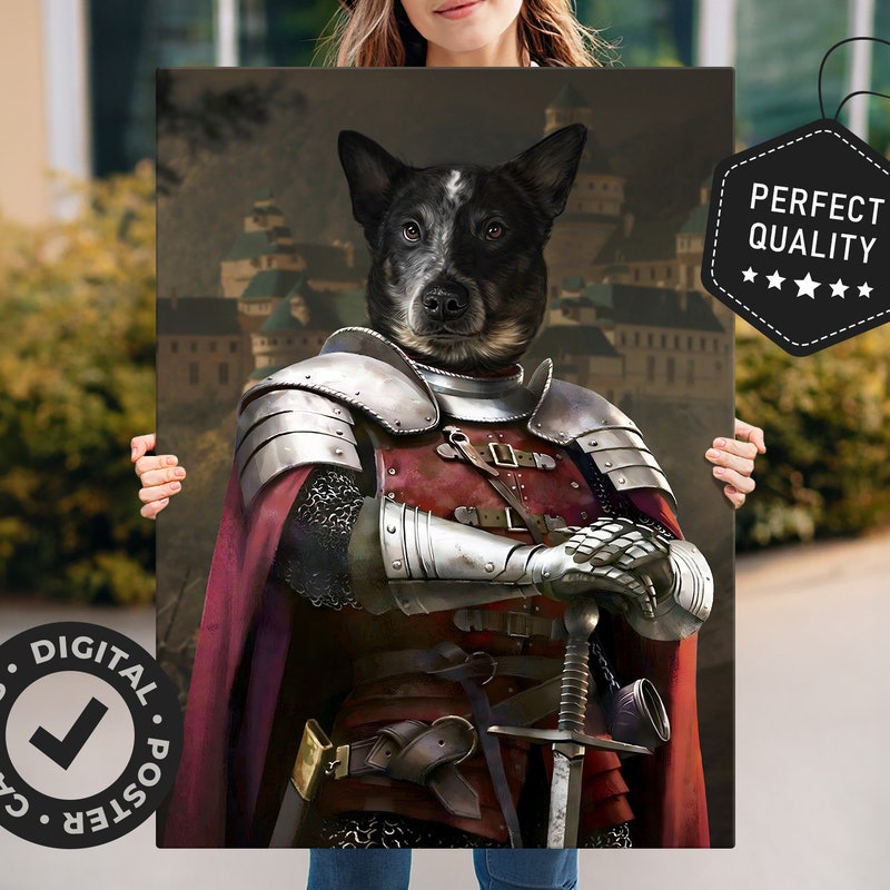 Medieval Dog Paintings - Etsy