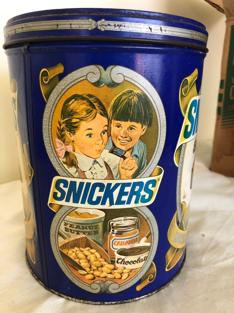 Vintage Snickers Tin Ware - Etsy