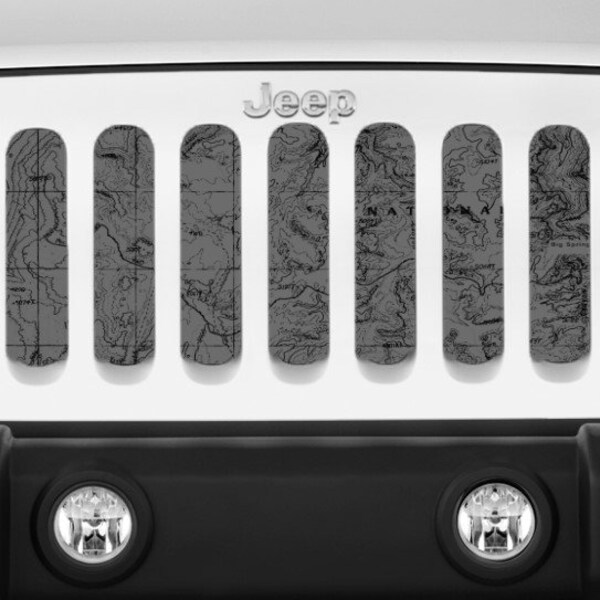 Topography Car Decals - Etsy