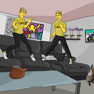 Yellow Character, Turned Yellow, Gift for Him, Turn Me Yellow the ...