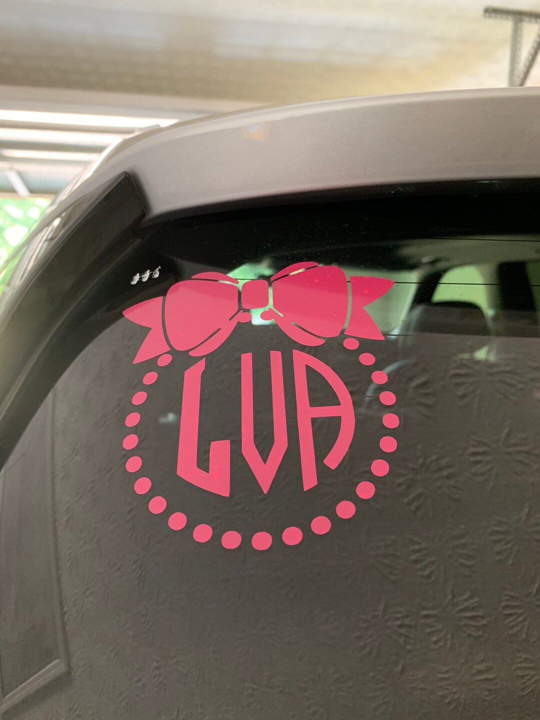 Monogram Decal Etsy