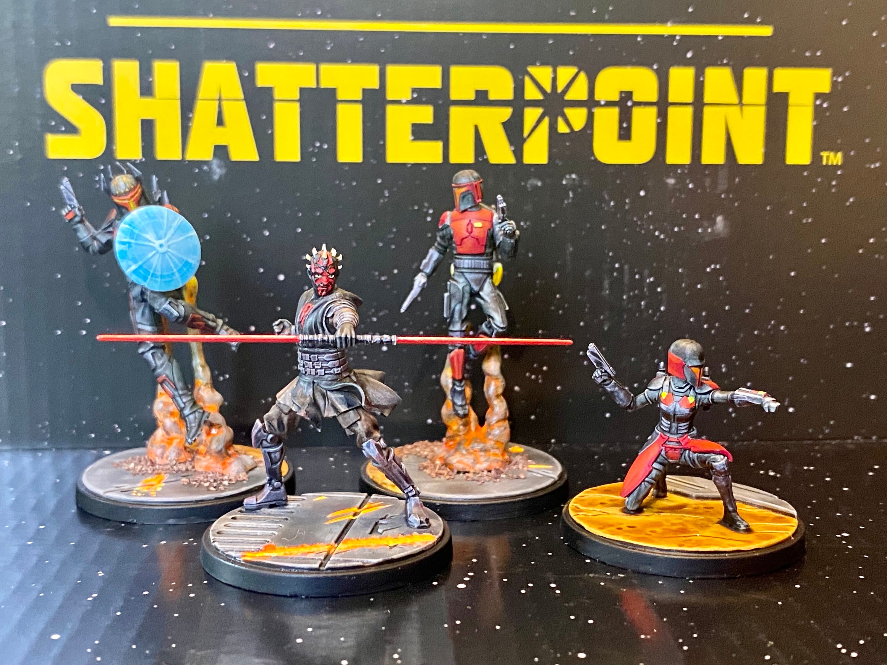 Star Wars Shatterpoint Complete Core Set-painted - Etsy