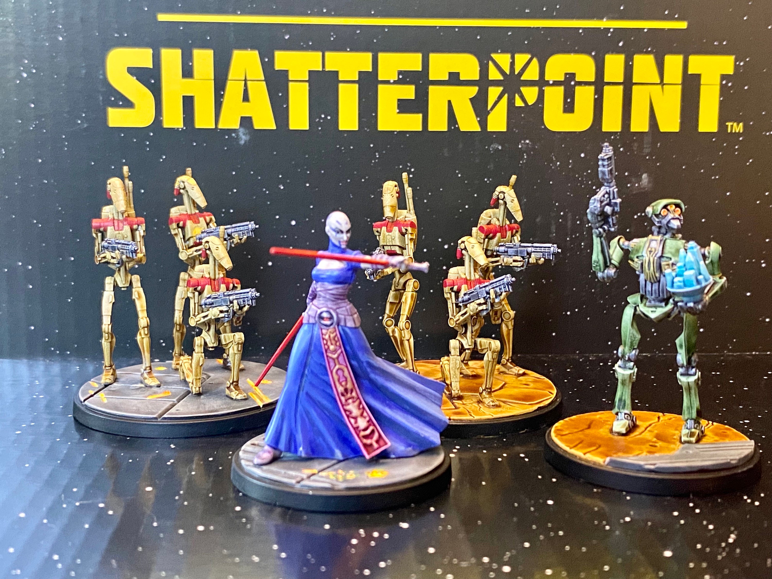 Star Wars Shatterpoint Complete Core Set-painted - Etsy