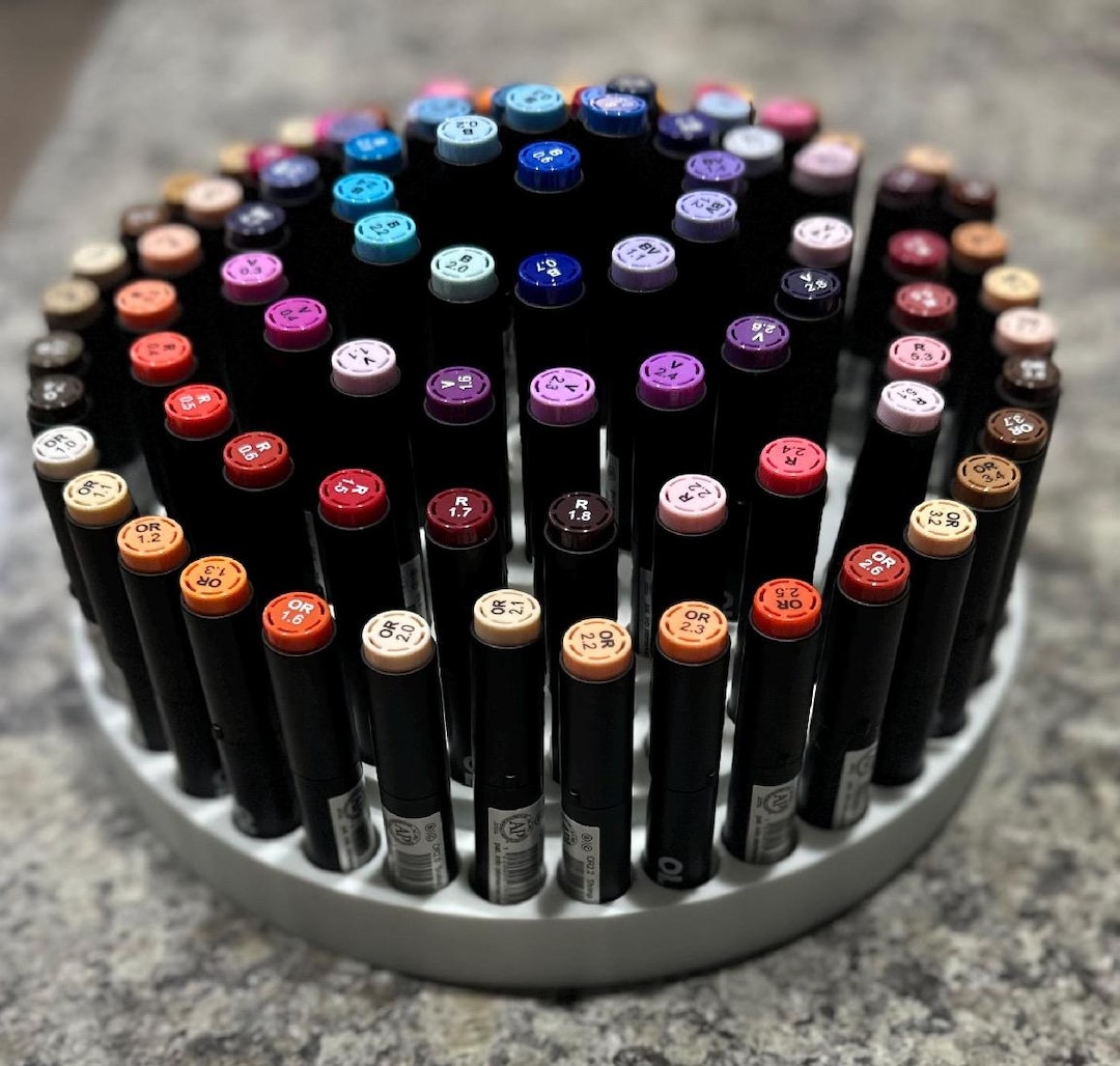 OLO Marker Holder With 98 Holes! Organize With 5/8 Inch Holes! Great ...