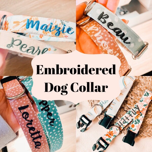 Embroidered Dog - Etsy