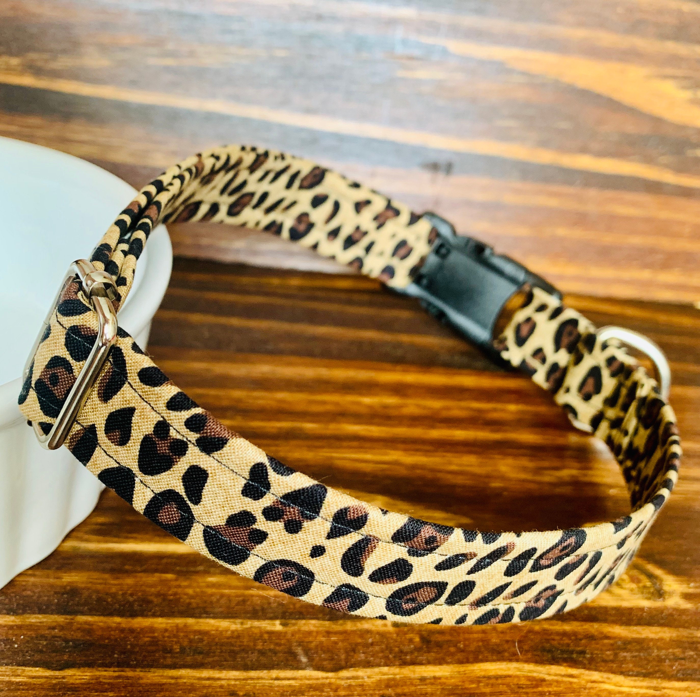 Cheetah Collar Leopard Collar Cute Girl Dog Collar Cute - Etsy