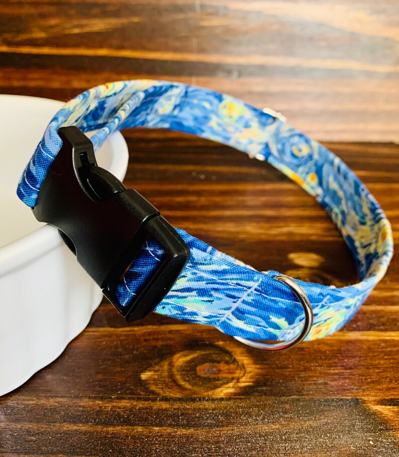 Starry Night Collar Van Gogh Painting Collar Cute Dog | Etsy