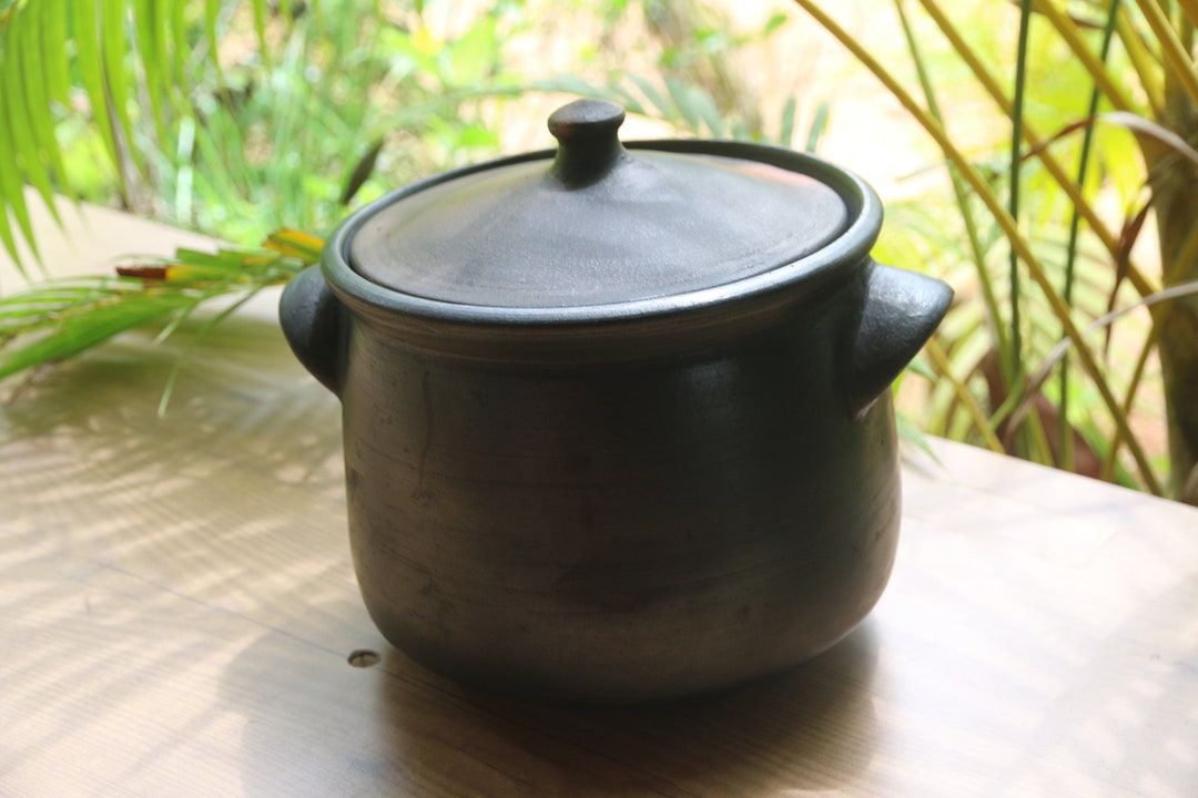 Dutch Oven Shaped Clay Pot/unglazed Handmade Pot /earthen Pot Healthy ...