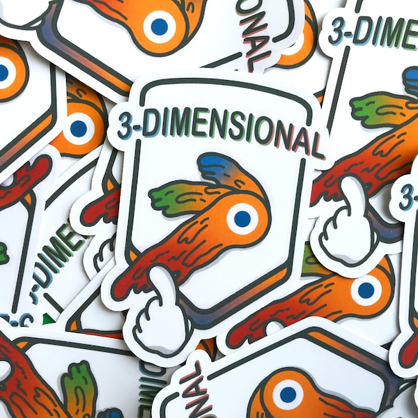 3d Stickers - Etsy