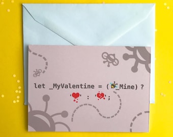Programmer Valentines Card - Etsy