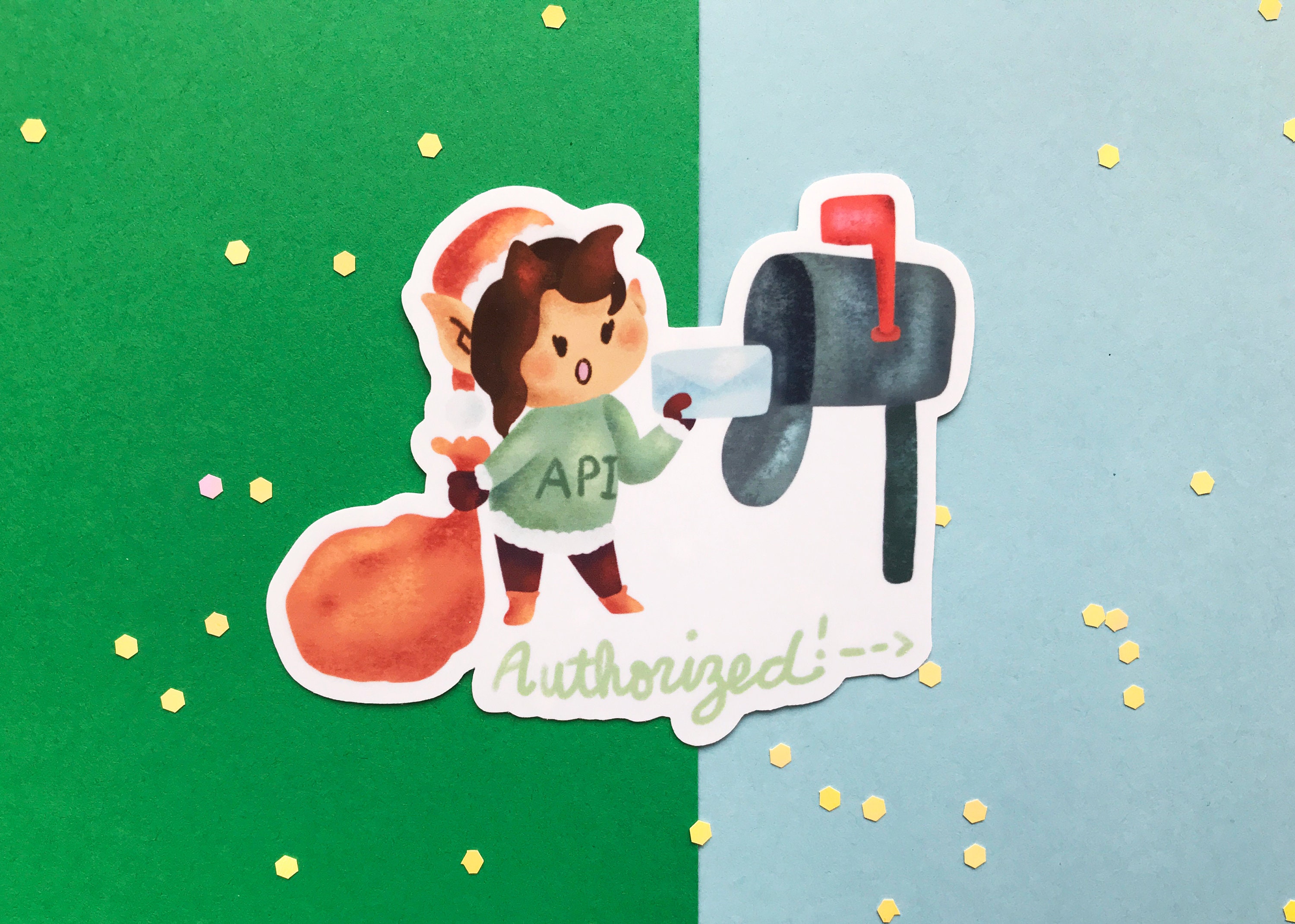 Christmas API Sticker Pack Computer science funny stickers | Etsy