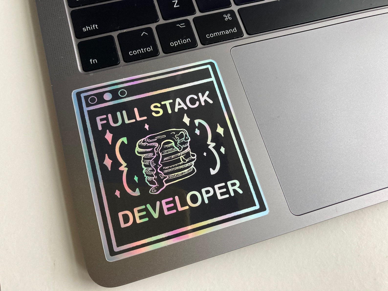 Full Stack Developer Holographic Sticker Computer Geeky - Etsy