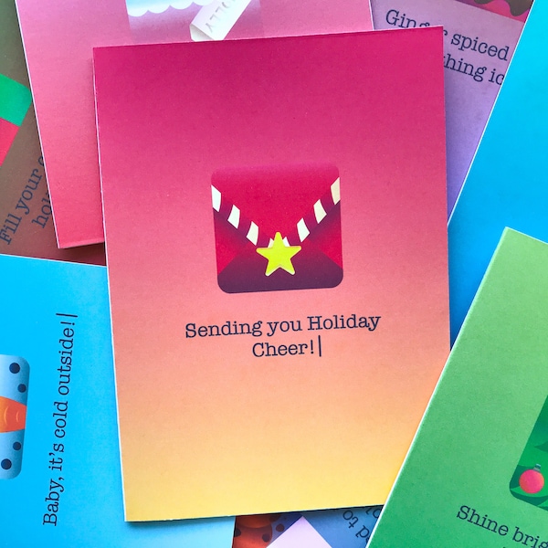 Geeky Christmas Card - Etsy