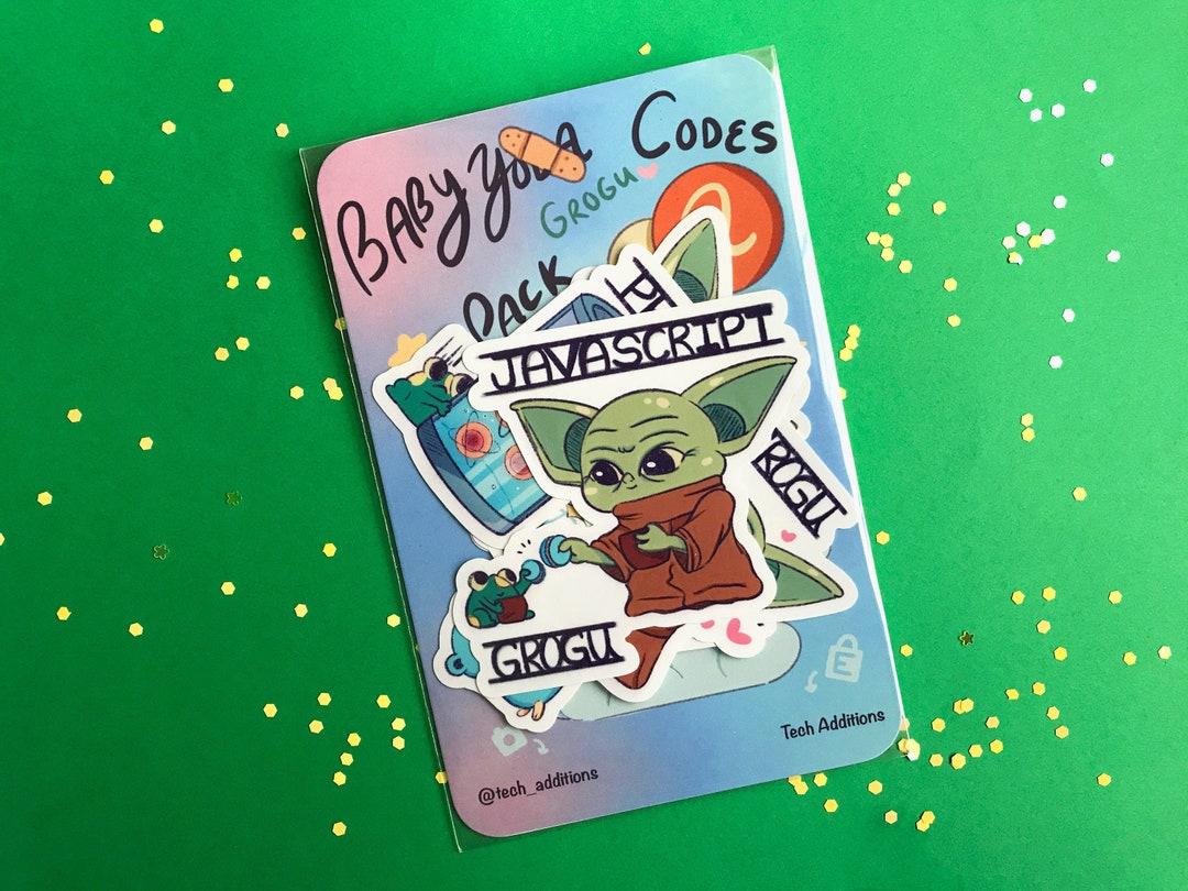 Baby Yoda Coding Part 2 Programmer Sticker Pack Science - Etsy